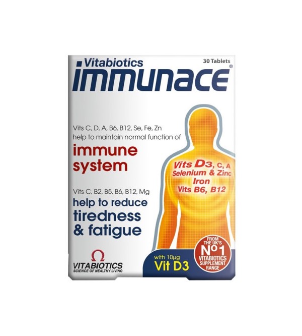 Vitabiotics İmmunace İmmune System 30 Tablets | ECZARAFI | SAĞLIK